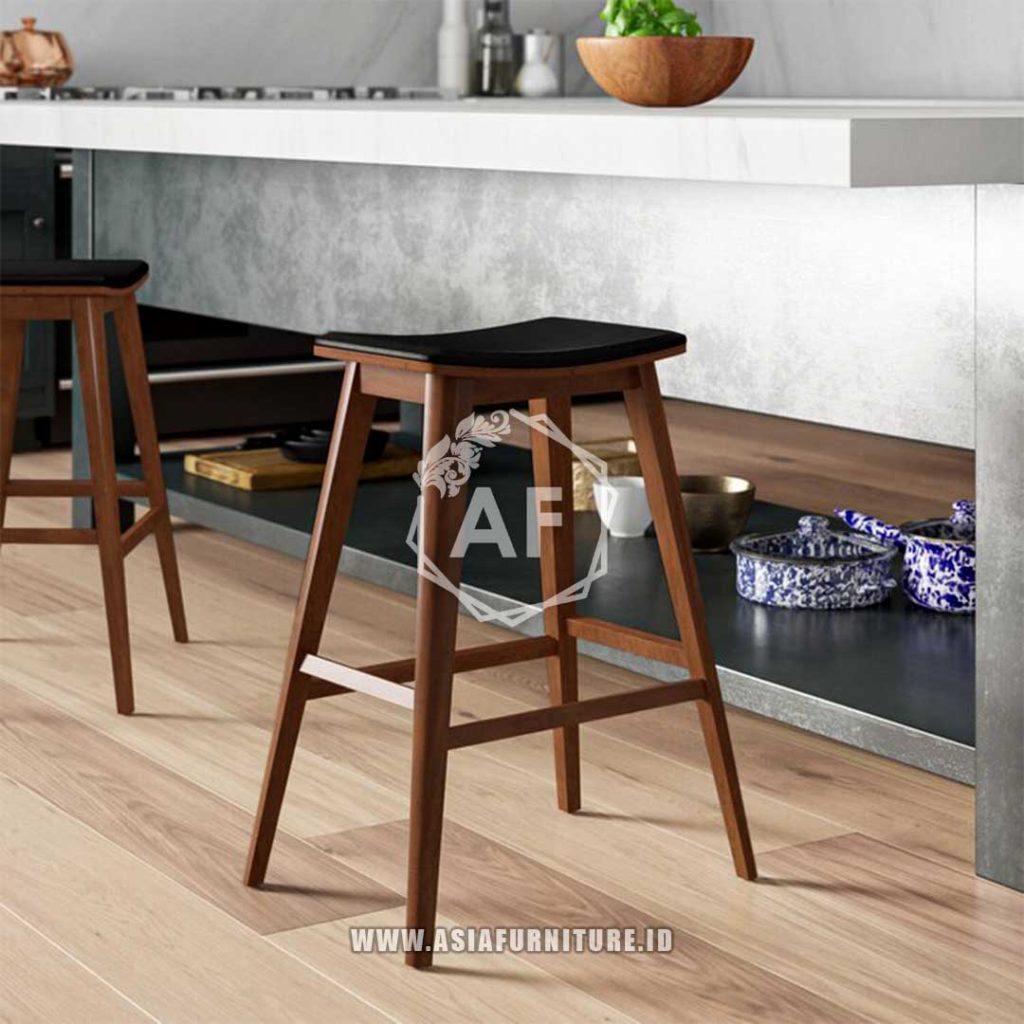 Kursi Bangku Bar Jati Mini - Asia Furniture Living