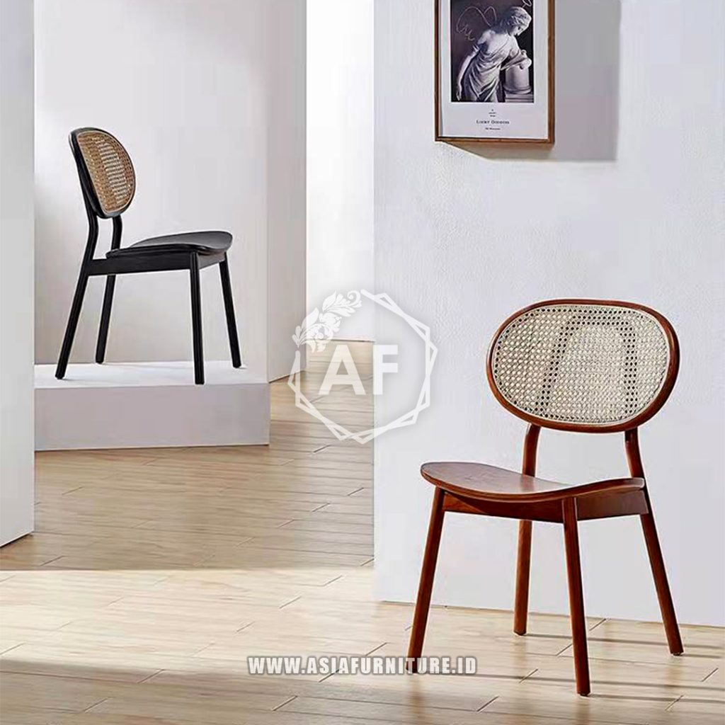 Kursi Cafe Rotan Kayu Jati - Asia Furniture Living