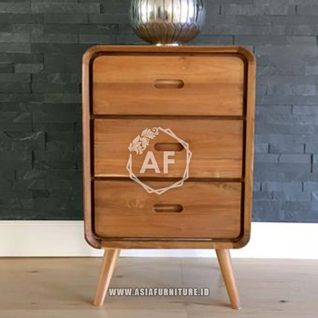 Meja Nakas Retro Minimalis Jepara - Asia Furniture Living